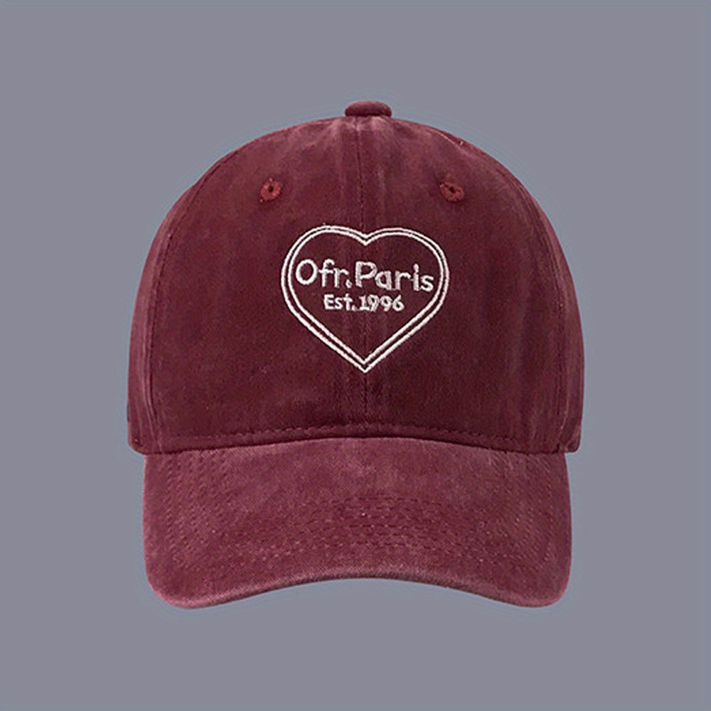 Embroidered Dad Hat Outdoor Sports Baseball Cap Washed Distressed ...