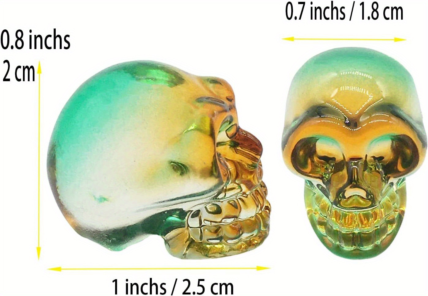 Crystal Skull Statue Carving Skull Hand Carved Statue Human - Temu