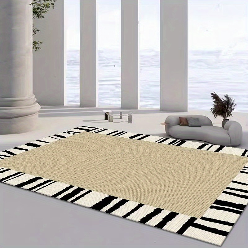Large Area Rug Living Room Non slip Tpr Backing Modern Rug - Temu ...