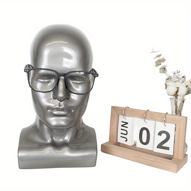 Pvc Material Display Head Mold Crafts Display Mannequin Head - Temu Greece