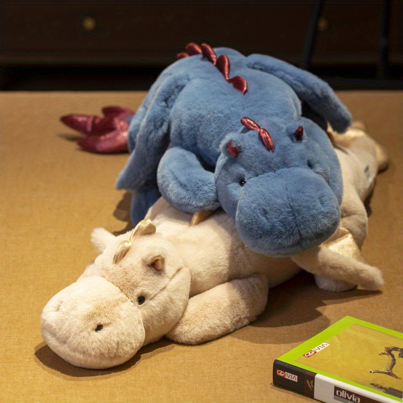 Adorable Cartoon Little White Dragon Toy Dragon Plush Toys - Temu