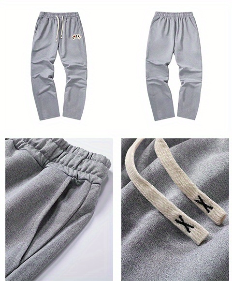 Card Pattern Joggers Men's Casual Loose Fit Slightly Stretch - Temu
