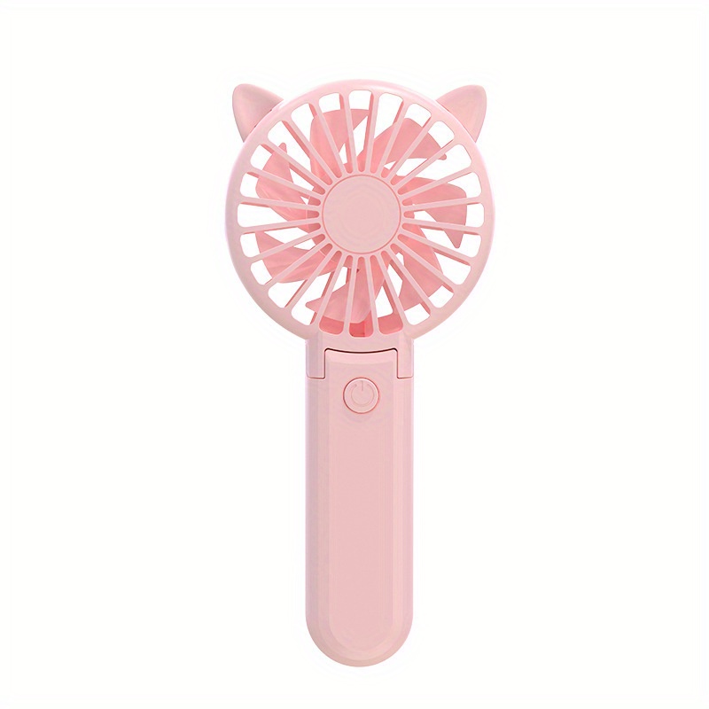 1pc Small Mini Fan Portable Handheld Fan Usb Rechargeable Desk Fan 3 ...
