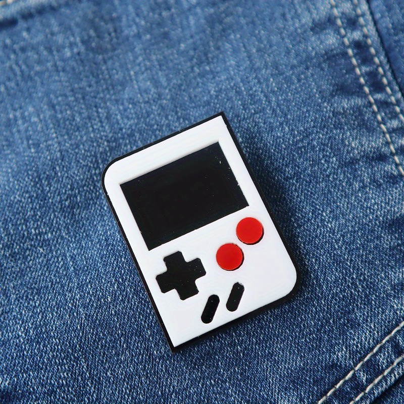 White Ghost/ Finger/ Game Machine Shape Brooch Pin Vintage - Temu Norway