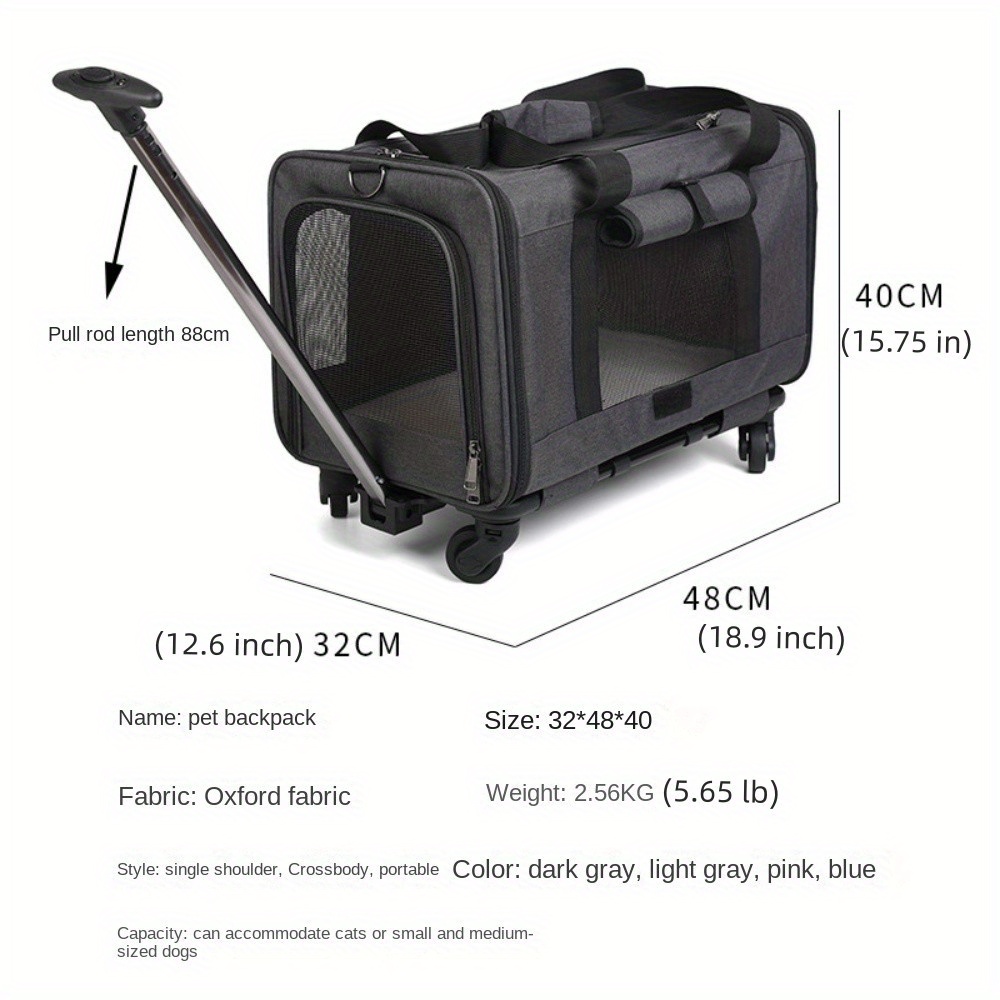 Travel In Comfort Portable Foldable Breathable Pet Carrier - Temu