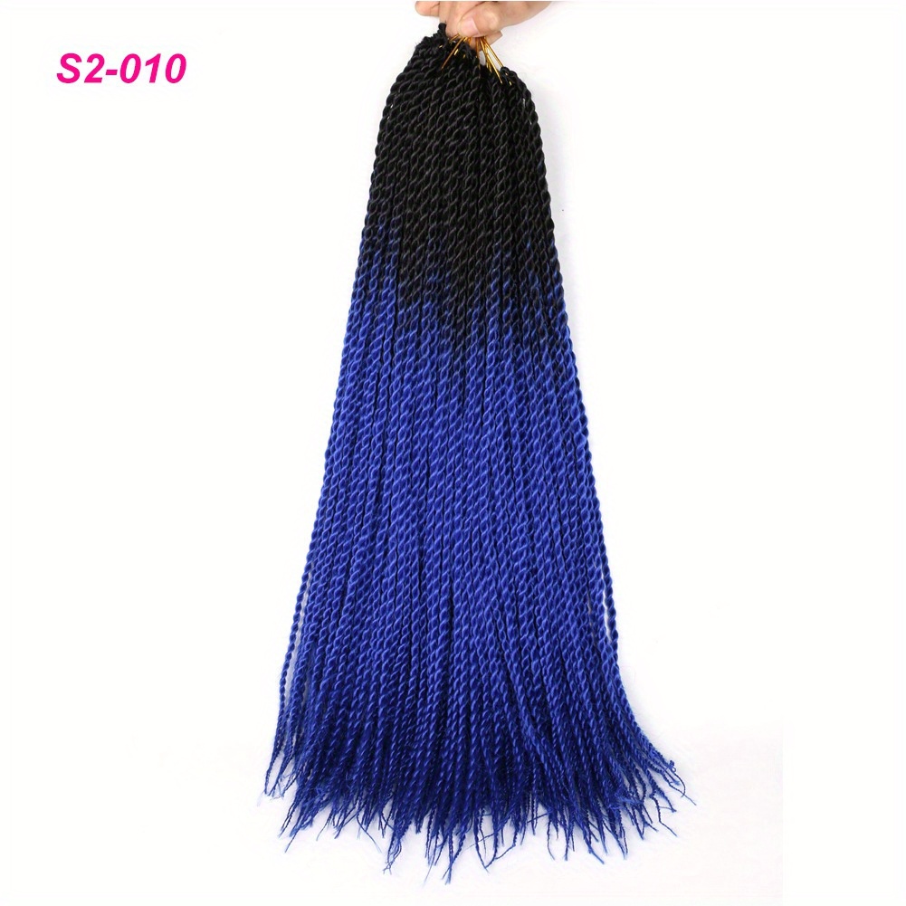 Ombre Color Crotchet Braids Synthetic Senegalese Twist - Temu