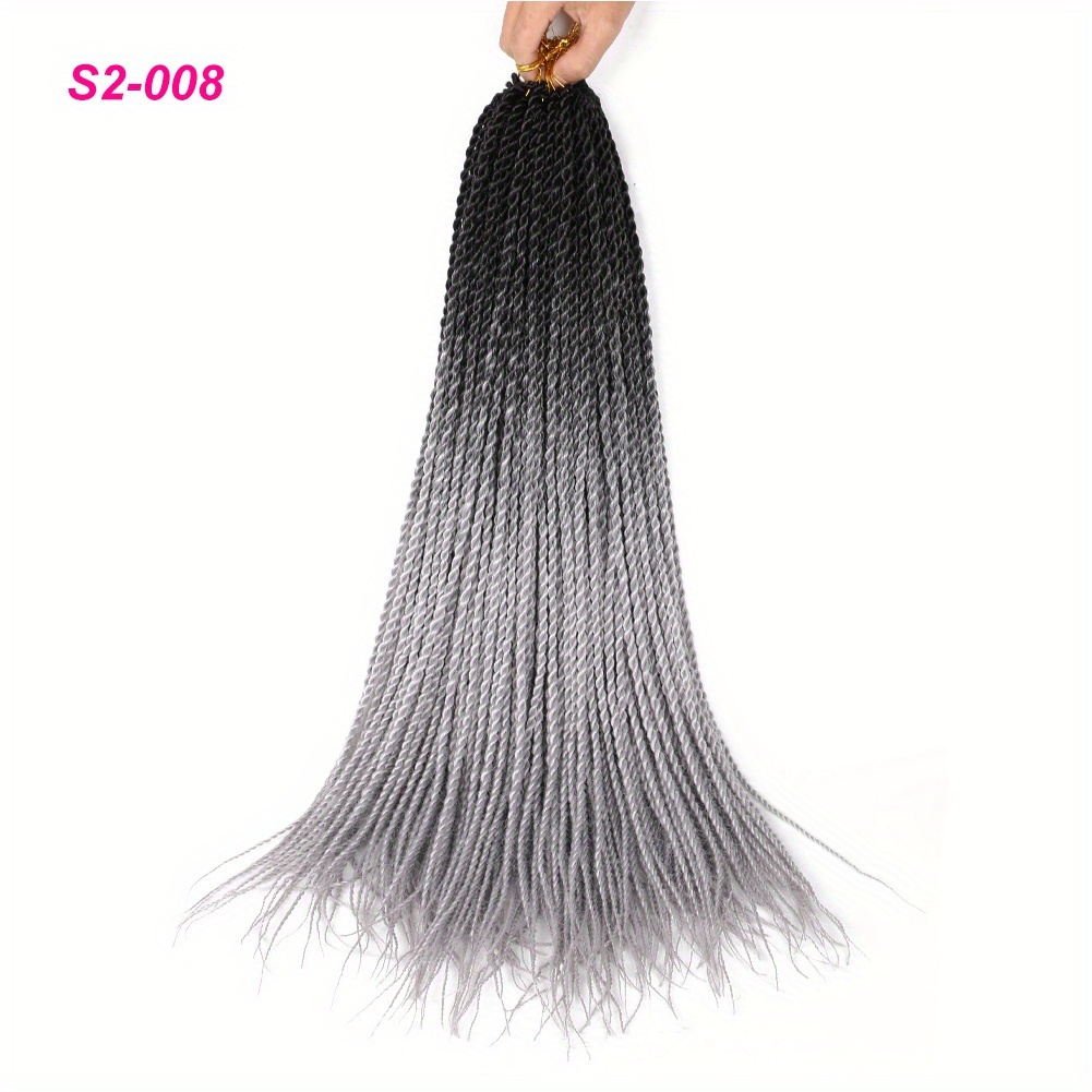 Ombre Color Crotchet Braids Synthetic Senegalese Twist - Temu