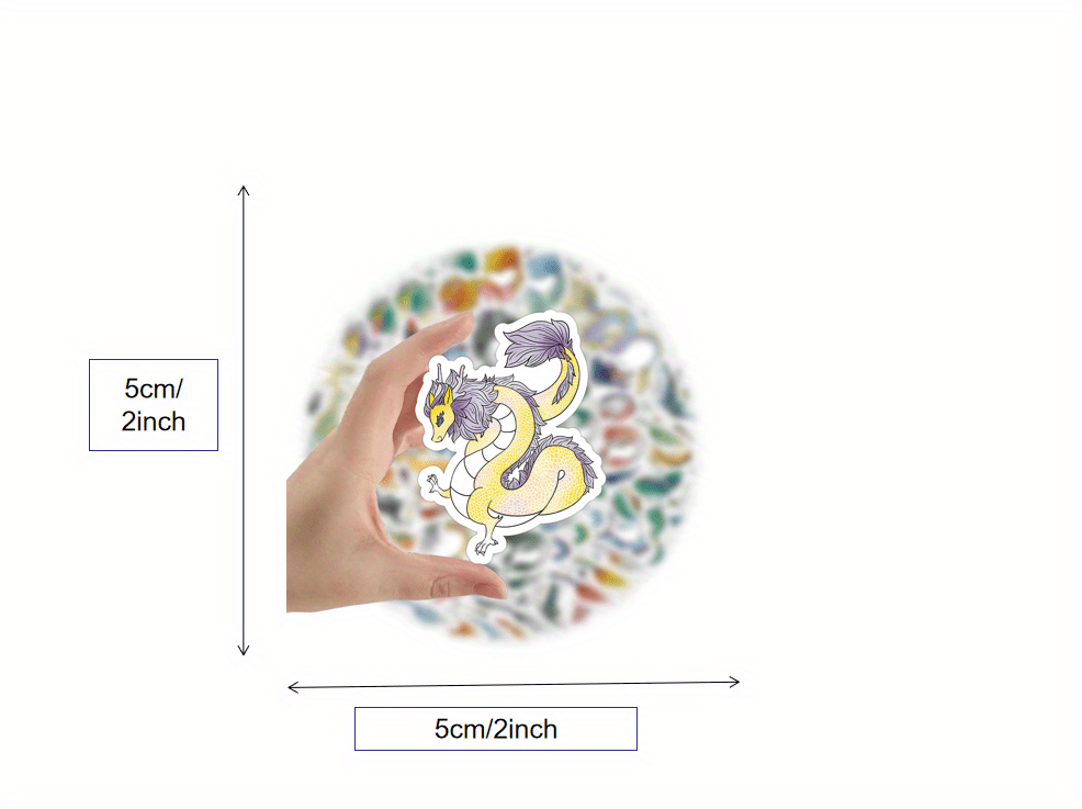 chinese dragon cartoon series sticker bags sticker - Temu Philippines