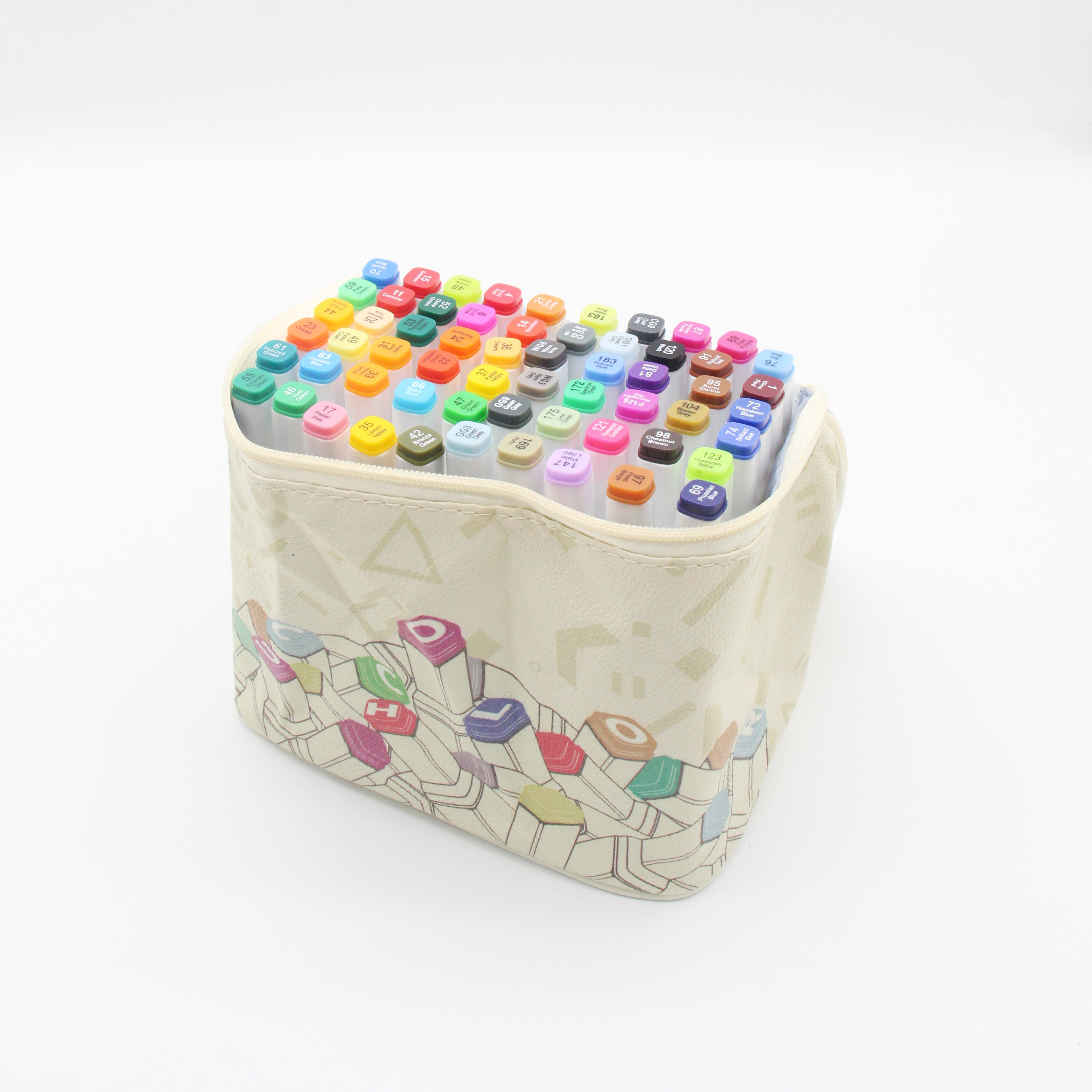 Touch Color Soft Head Marker Set Student Anime Oil Double - Temu