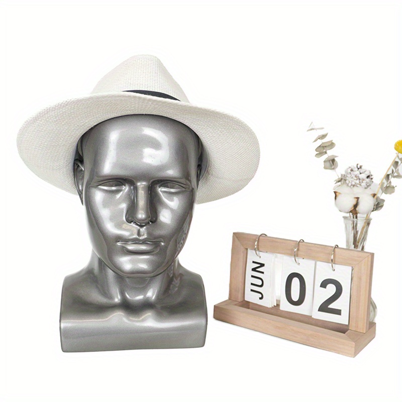 Pvc Material Display Head Mold Crafts Display Mannequin Head - Temu Greece