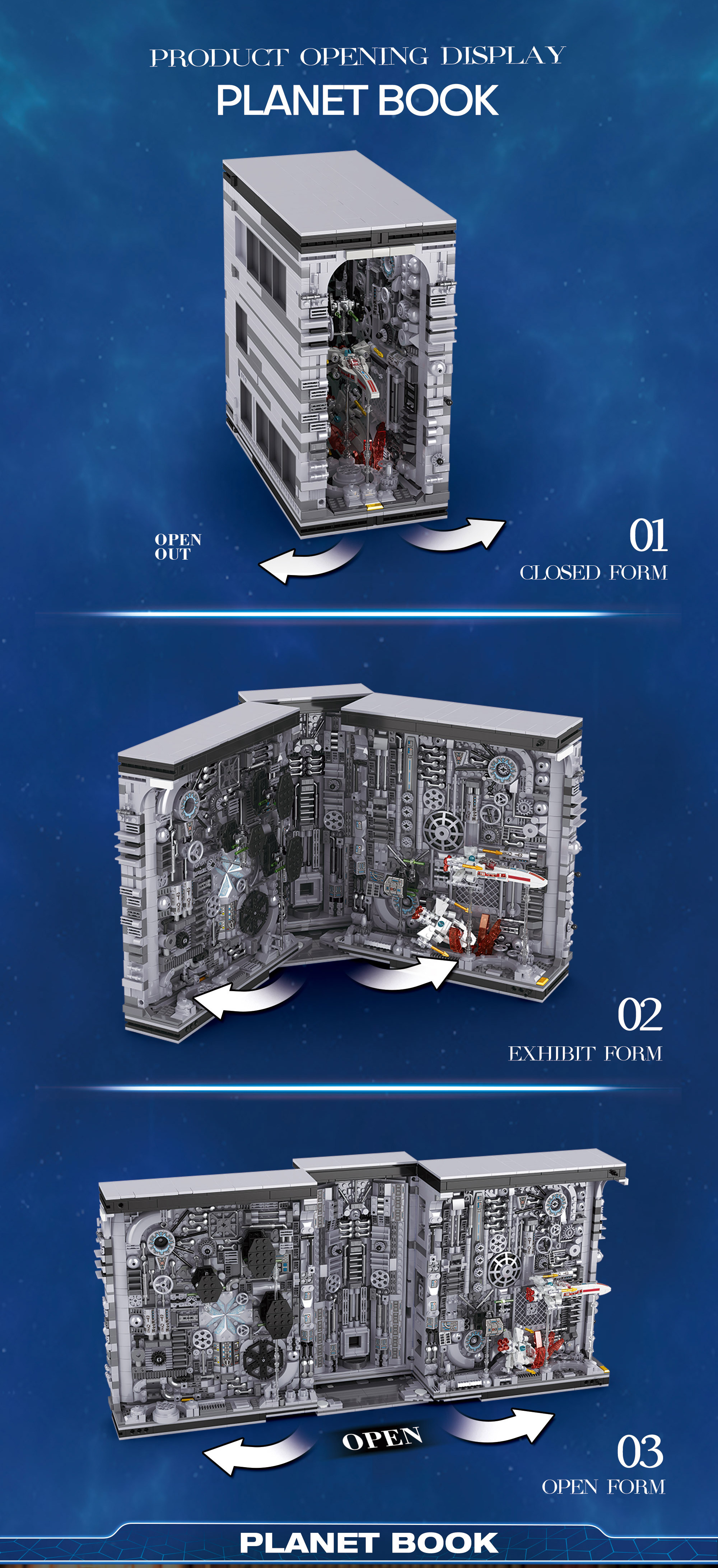 No 66030 Medieval Series Bookend Building Set With Led Lights Storing ...