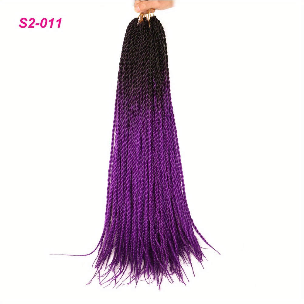 Ombre Color Crotchet Braids Synthetic Senegalese Twist - Temu