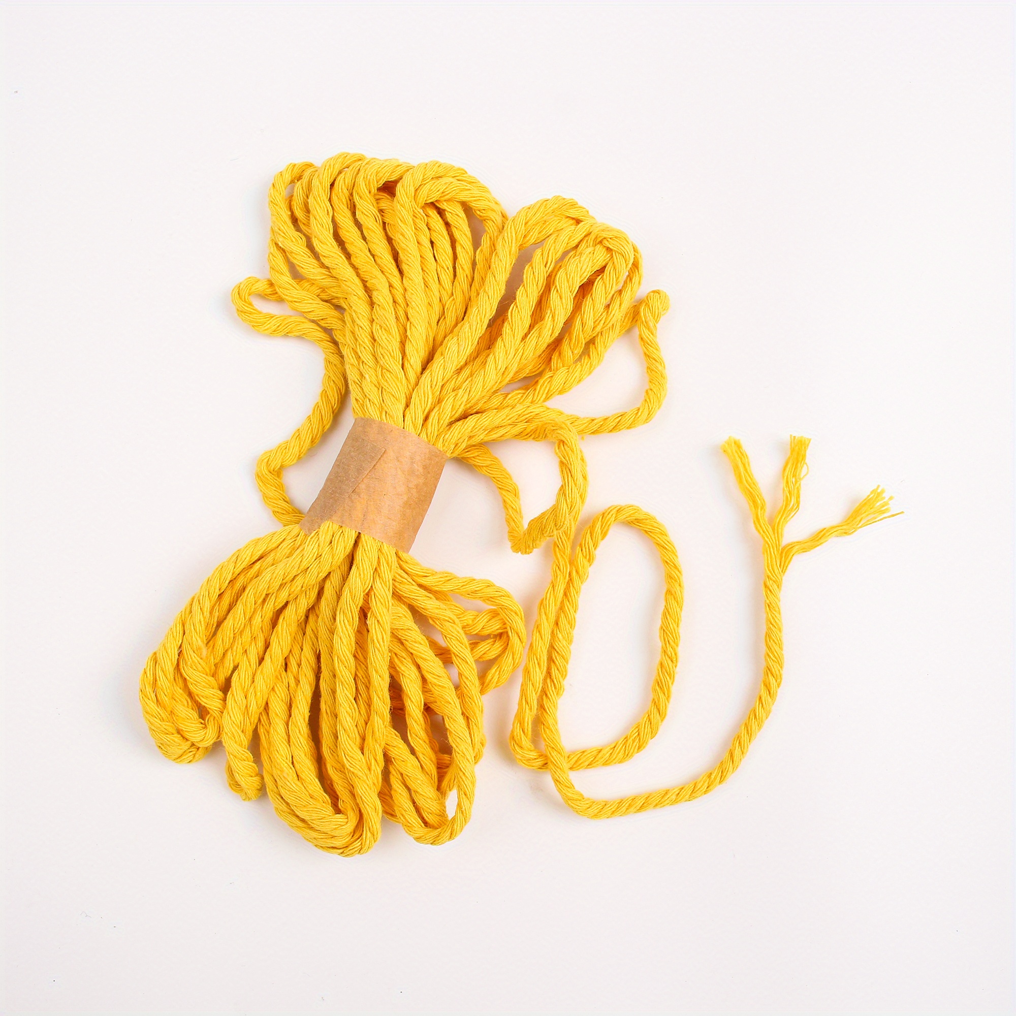 Diy Hand woven Yellow Rope Bundle Decorative Rope Tapestry - Temu Canada