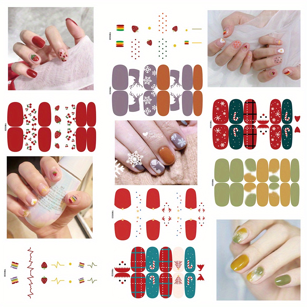 Nail Polish Stickers Self adhesive Nail Art Decal - Temu United