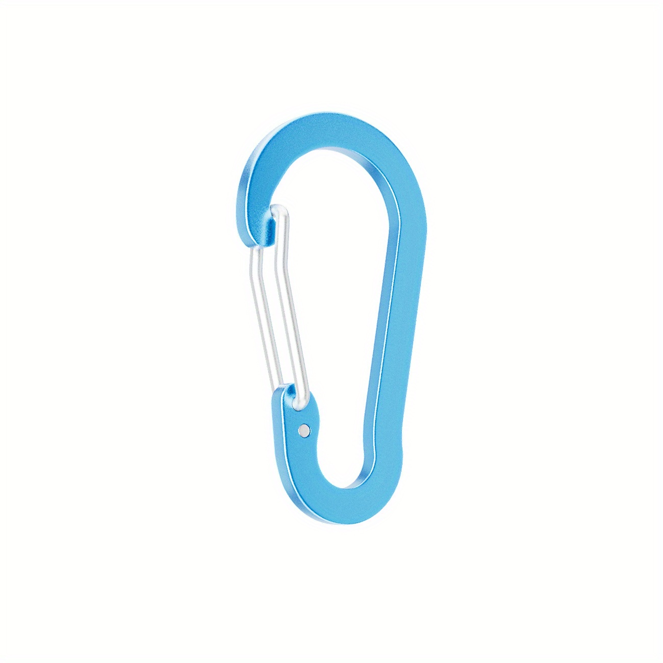 6pcs Carabiner Caribeaner 2 Aluminum D Carabeaner Key Keychain ...