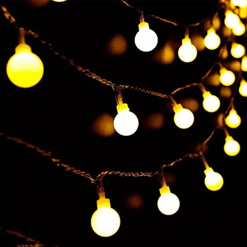 20led Solar String Lights Bulb Outdoor Garden Solar Light - Temu United ...