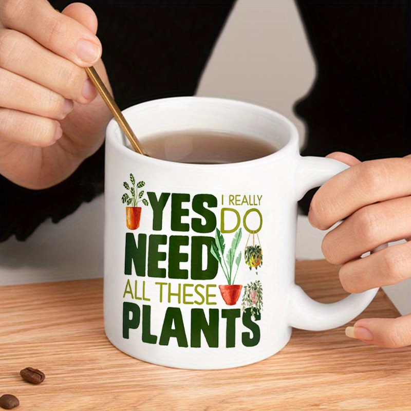 Plant Lover Coffee Mug Houseplant Tea Cup Landscape - Temu United Kingdom