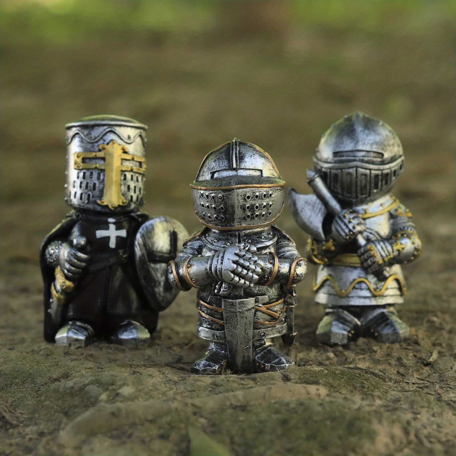 The Miniature Knight Resin Handicraft Statue Micro - Temu
