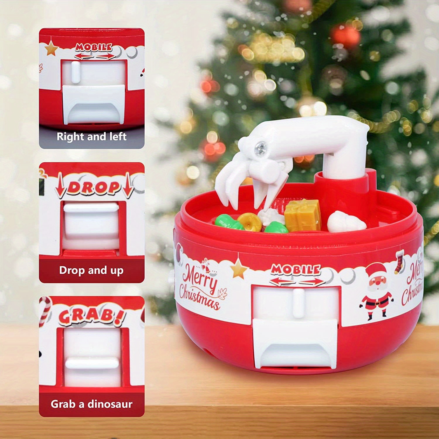 Mini Dinosaur Claw Machine Fun Children's Toy Training Hand - Temu ...