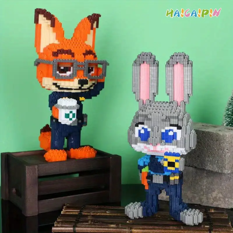 Creative Diy Small Bricks Assembled Building Block Toys Temu