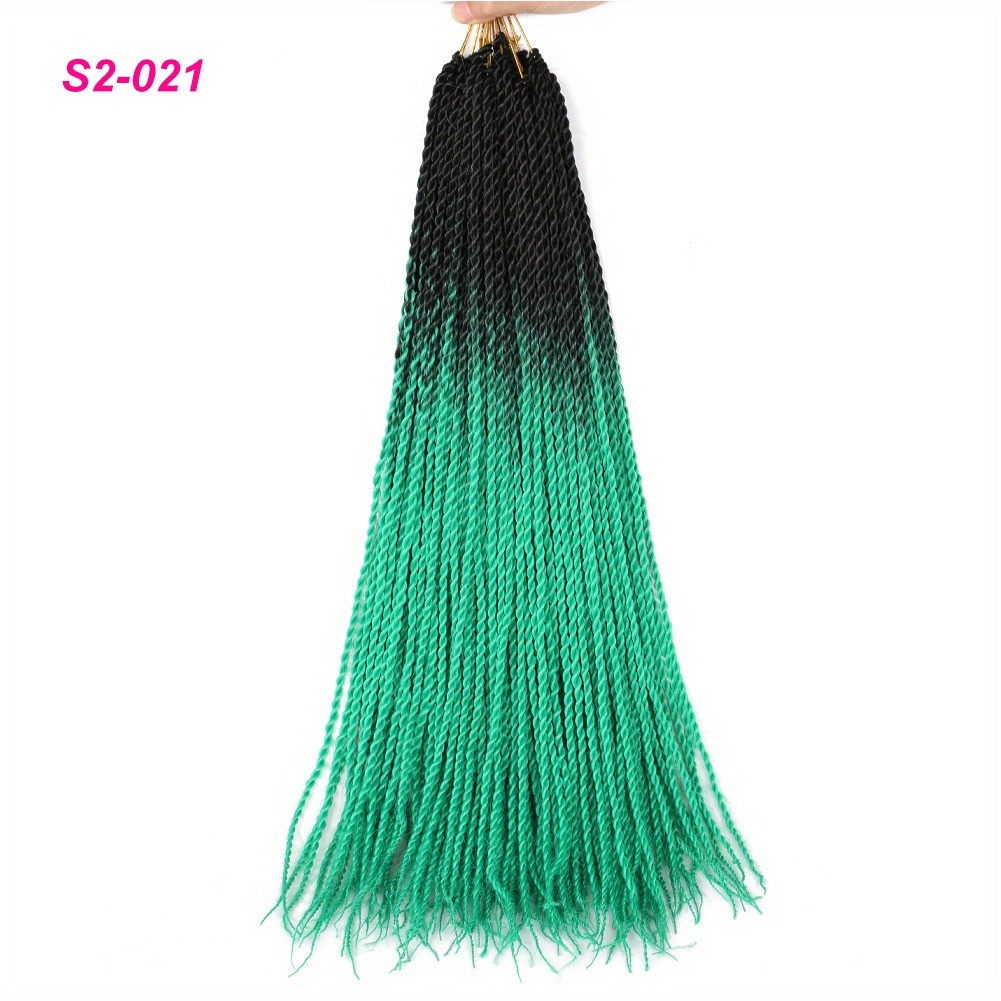 Ombre Color Crotchet Braids Synthetic Senegalese Twist - Temu