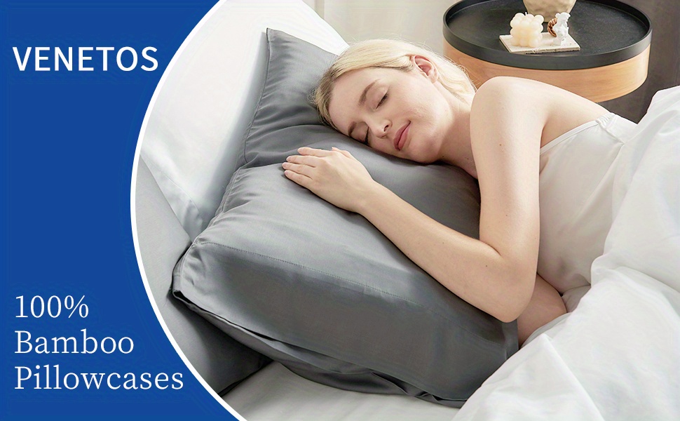 Bamboo Viscose Pillowcases Soft Breathable Gentle Hair Skin - Temu