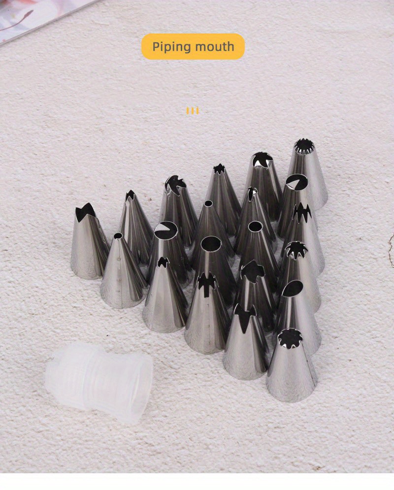 Pipping Tips Stainless Steel Pastry Tip Icing Nozzle Tips - Temu Norway