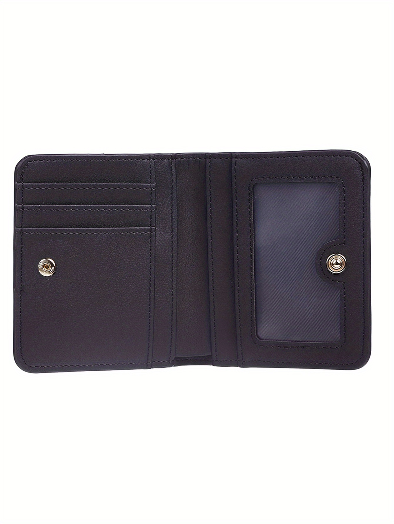 Small Rfid Blocking Short Wallet Foldable Pu Leather Coin - Temu Australia