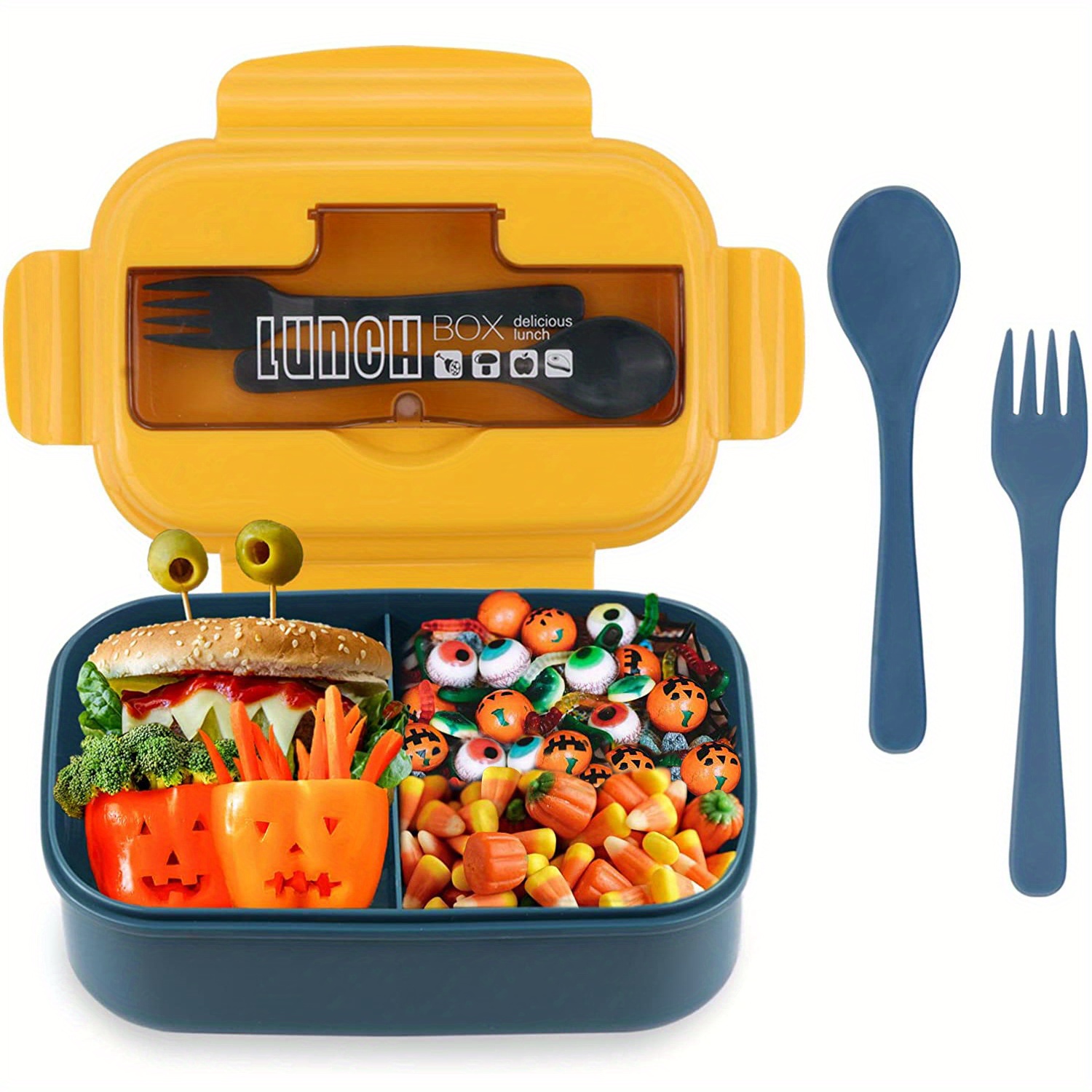 Bento Boxes Adults Bento Lunch Box Spoon Fork Durable - Temu Ireland