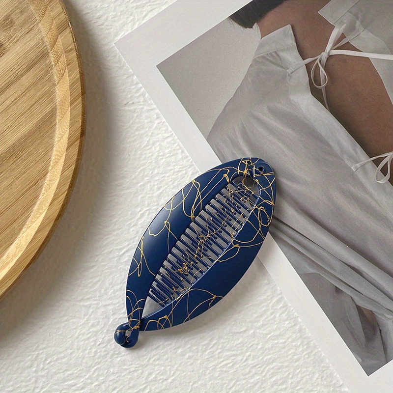 Large Plastic Banana Clip Fish Shaped Ponytail Hair Claw - Temu Canada