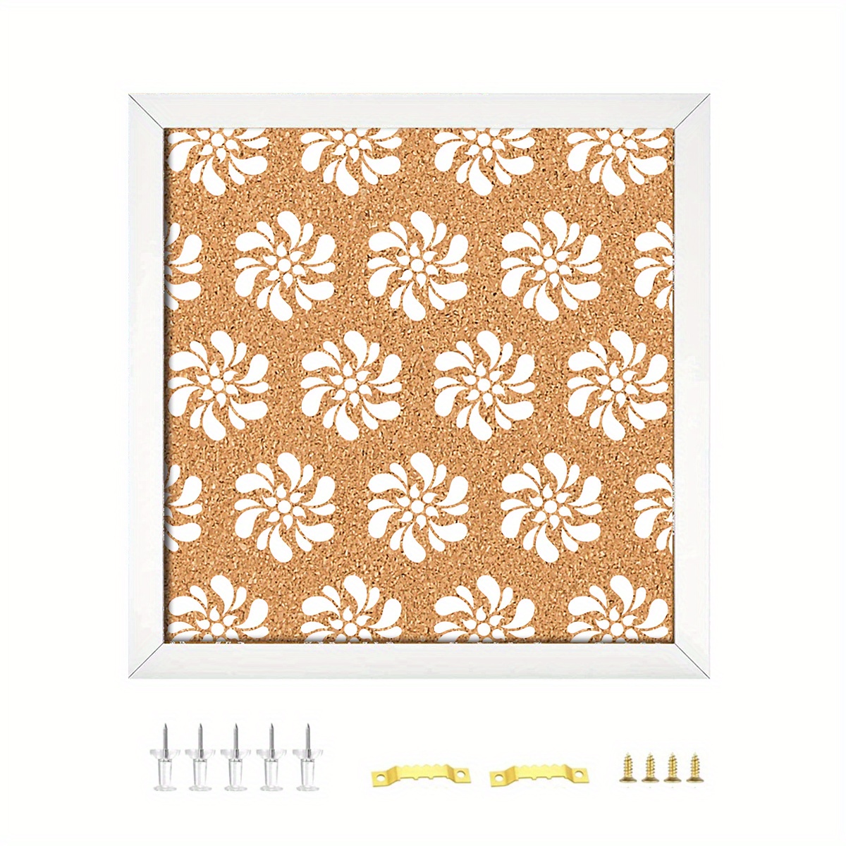 Black White Border Two Colors Optional Floral Print Square - Temu Hungary