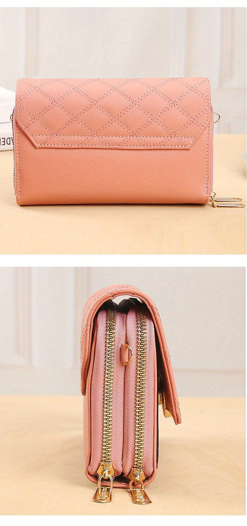 Argyle Quilted Square Crossbody Bag Pearl Flap Shoulder - Temu Australia