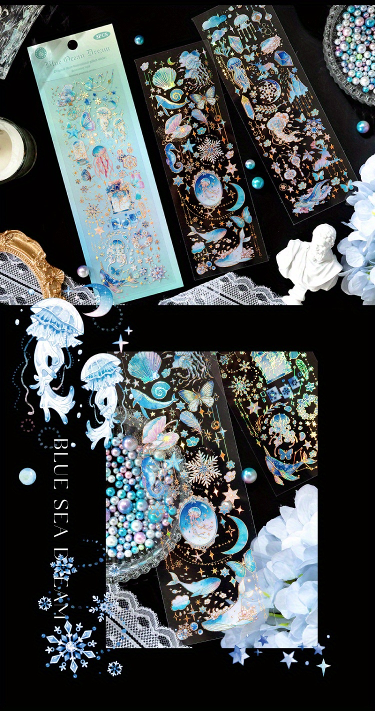 Three Stickers Diy Crafts Stickers - Temu New Zealand