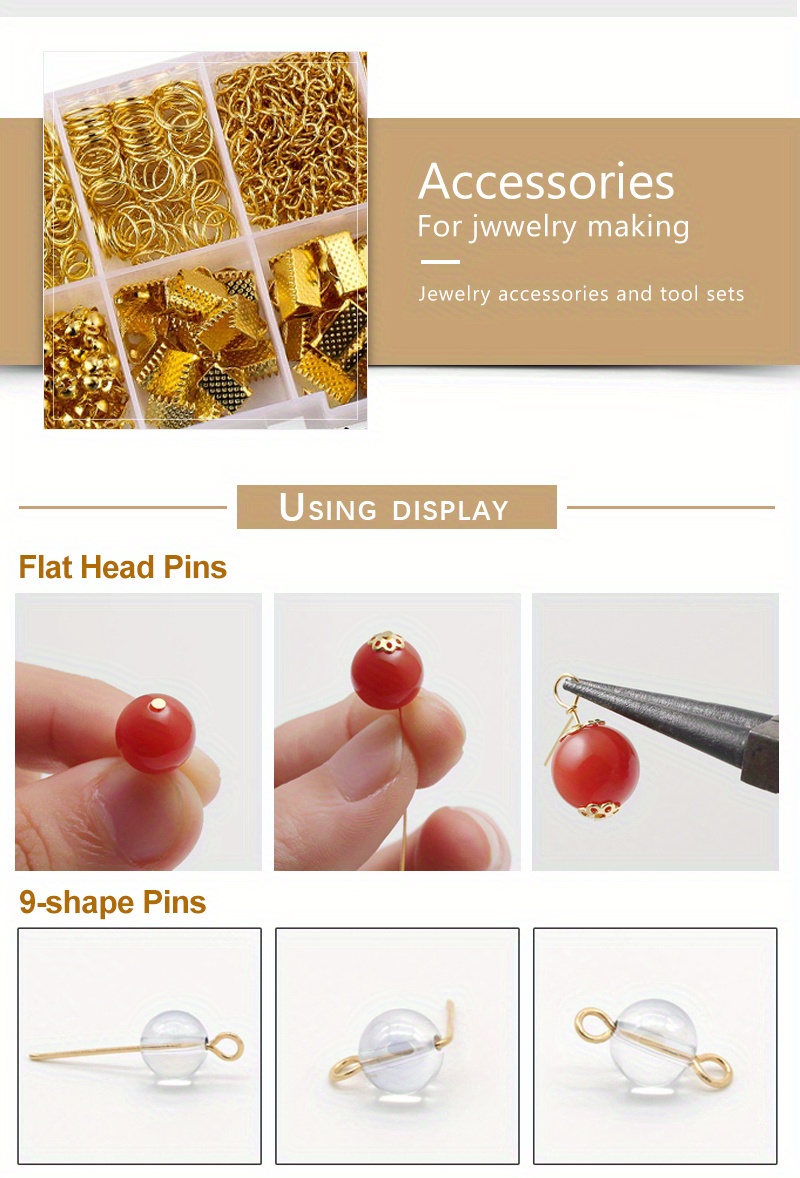 Diy Earring Accessories Kit - Temu Canada