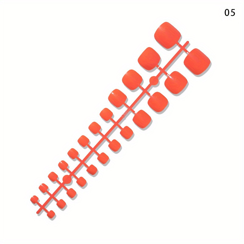 Glossy/matte French Toes Nails Removable Square Short - Temu Canada