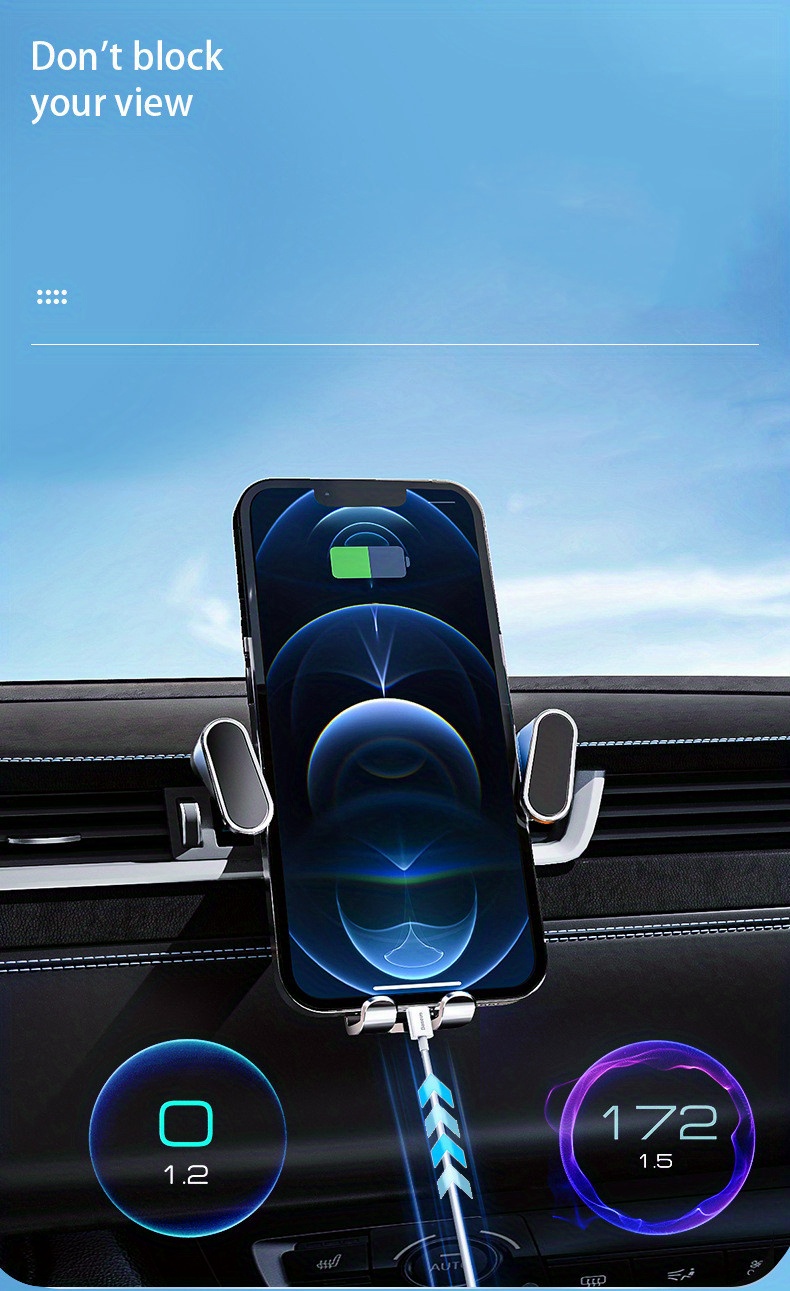 Mechanical Arm Clamping Gravity Car mounted Mobile Phone - Temu Australia