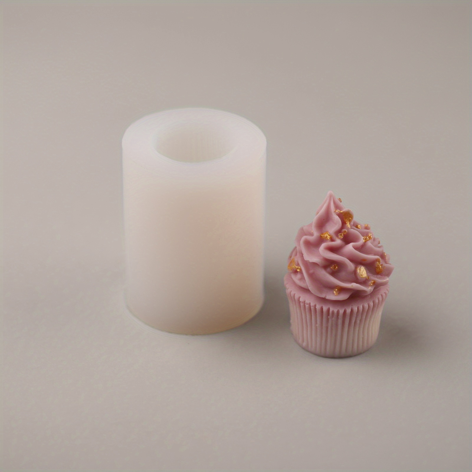 1pc 크림 케이크 디저트 금형 Diy 초콜릿 수제 비누 아로마 향초 미니 아이스크림 콘 실리콘 금형 생일 Temu Korea