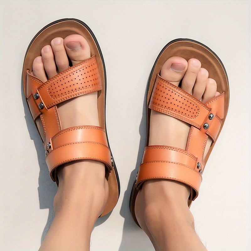 Open Toe Slip Strap Slides Men s Casual Solid Color Outdoor - Temu New ...