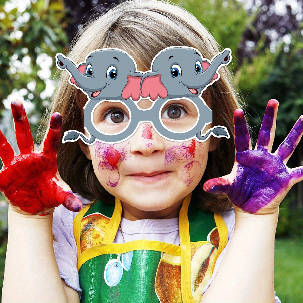 Animals Theme Paper Glasses Birthday Party Decorations Pigs - Temu ...