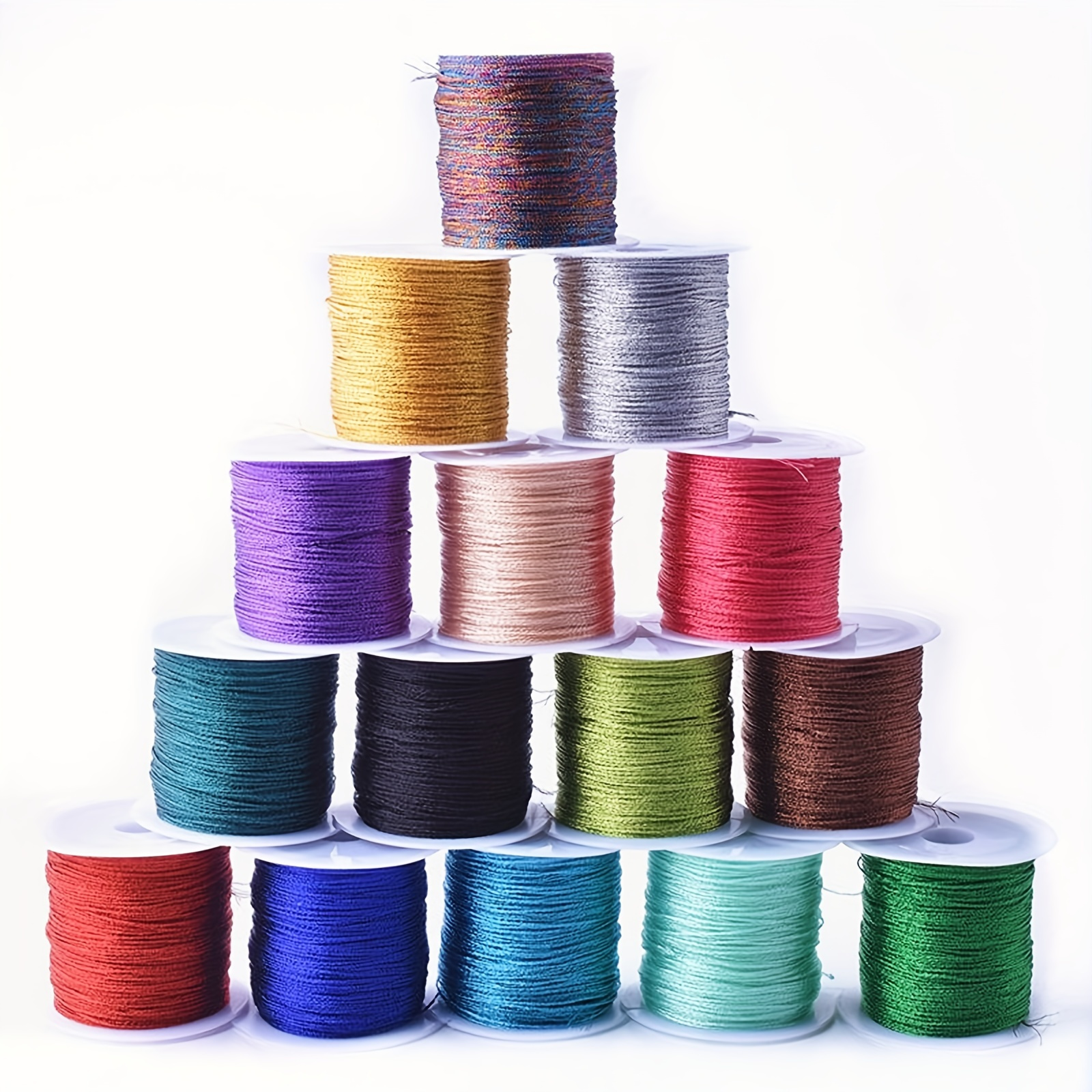 Thickness Colorful 12 ply Metallic Cord Tinsel String - Temu United Kingdom