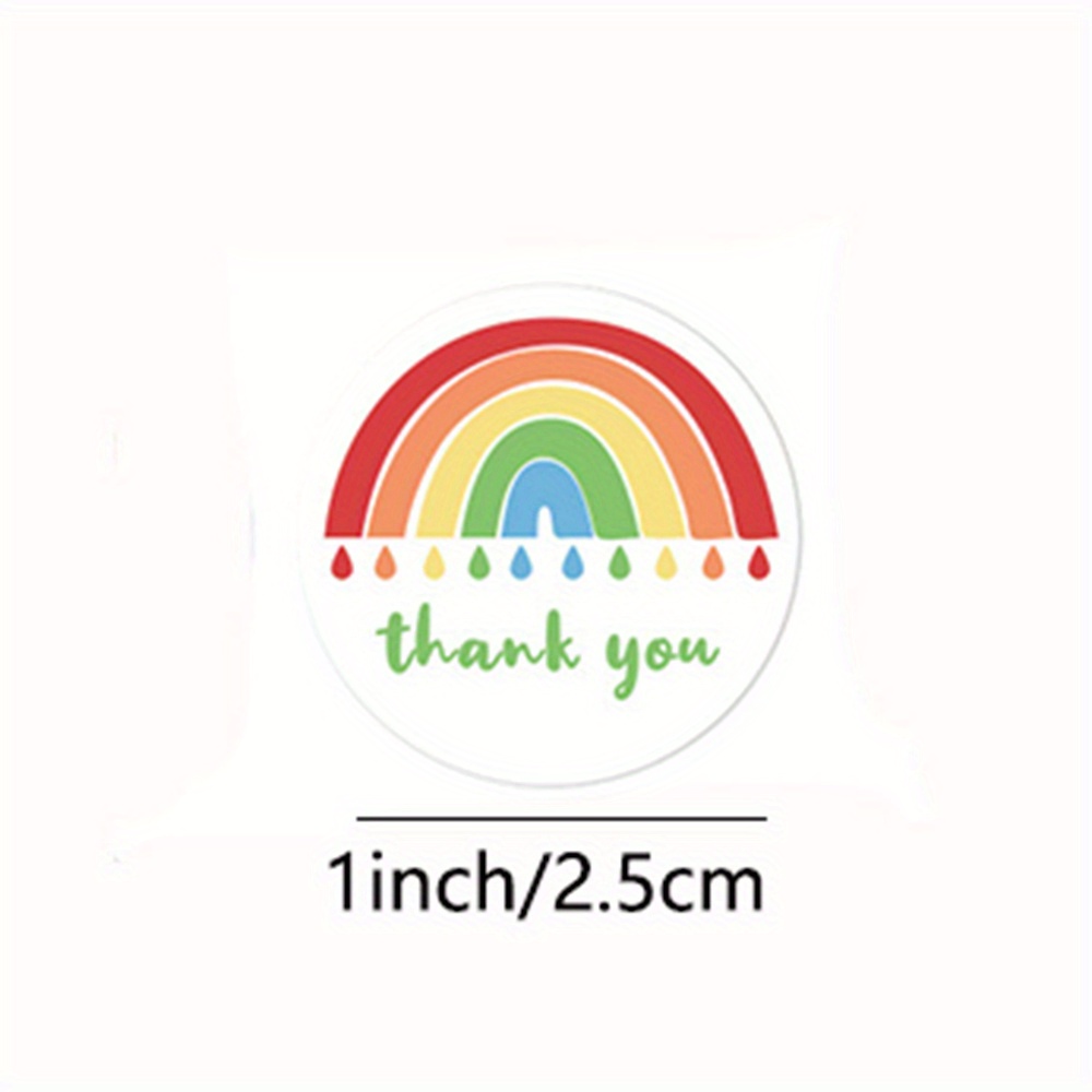 Cute Cartoon Animals Thank Stickers Gift Card Party Birthday - Temu ...