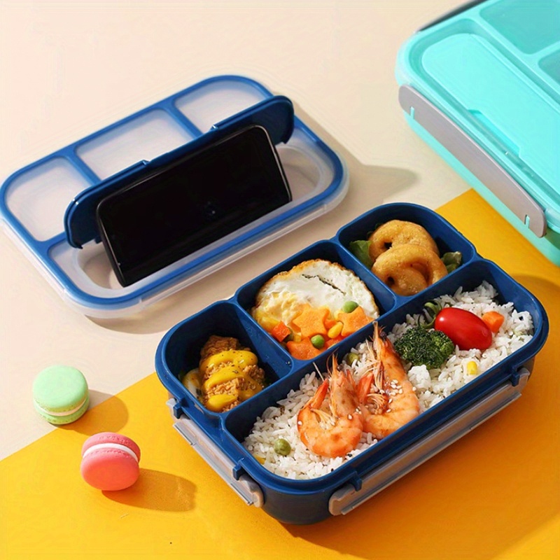 Bento Box Teens Office Worker Lunch Container 4 Compartments - Temu ...