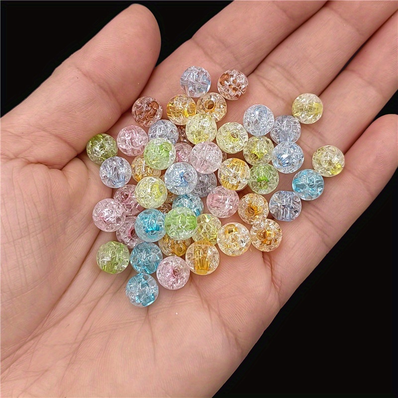 Round Beads Jewelry Making Fashion Handmade Diy - Temu Canada