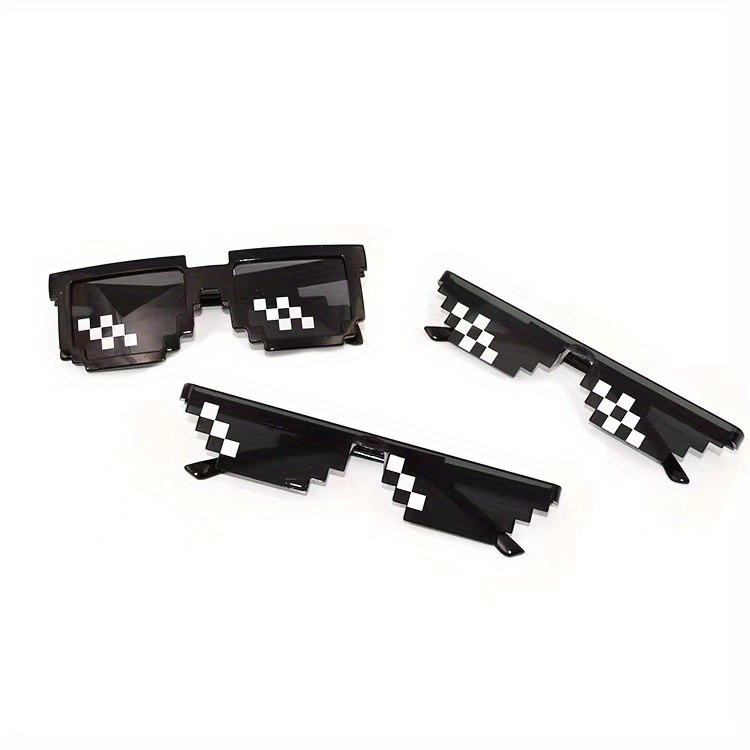 Creative Funny Mosaic Glasses Mens Fashion Glasses Decorative ...