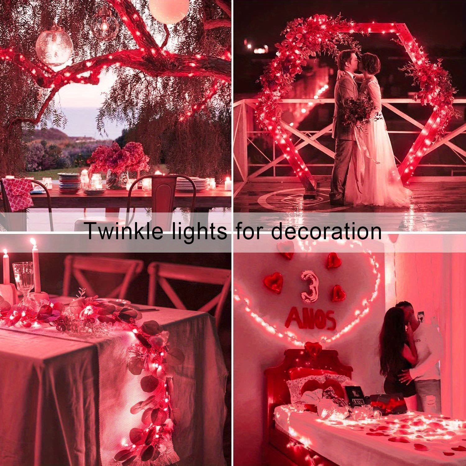 2 Pack Solar Fairy Lights Outdoor 104ft 300 LED Solar String - Temu ...