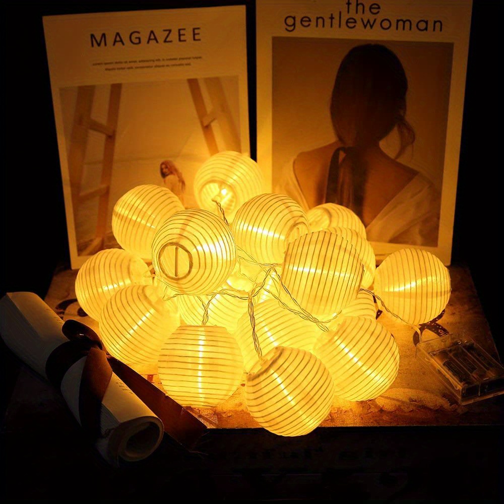 Solar Lamp Nylon White Indoor Outdoor Mini String Lights - Temu United ...