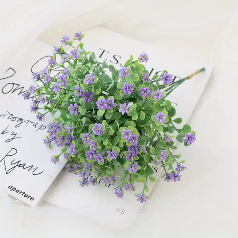 1個、人工カスミソウの花、造花 造花リアルなシミュレーション花咲くdiyクラフト ブーケホームテーブルリビン 装飾、屋内屋外装飾 Temu