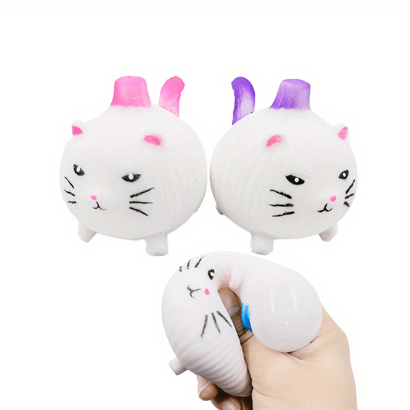 New Strange Cute Animal Flour Garlic Cat Squeeze Toy Tpr - Temu New Zealand
