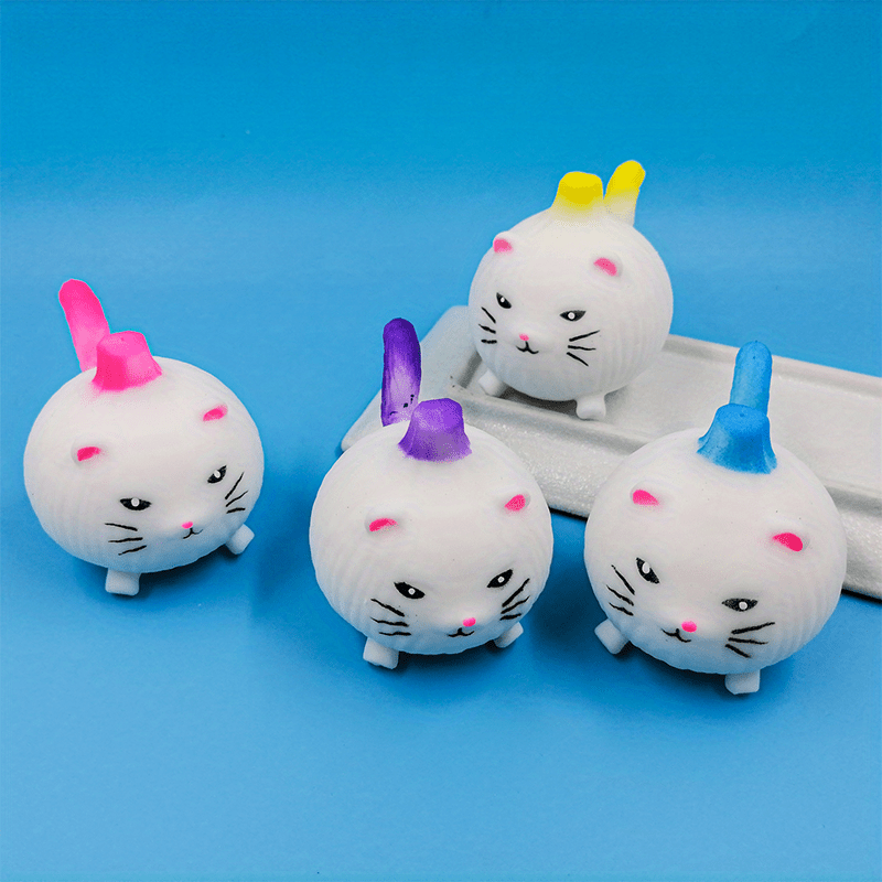 New Strange Cute Animal Flour Garlic Cat Squeeze Toy Tpr - Temu New Zealand