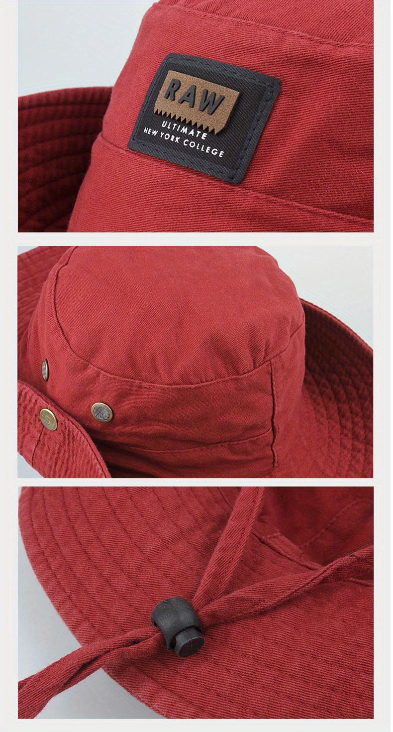 Soft Bucket Hat Wide Brim Outdoor Travel Sun Hat For Fishing Hiking ...
